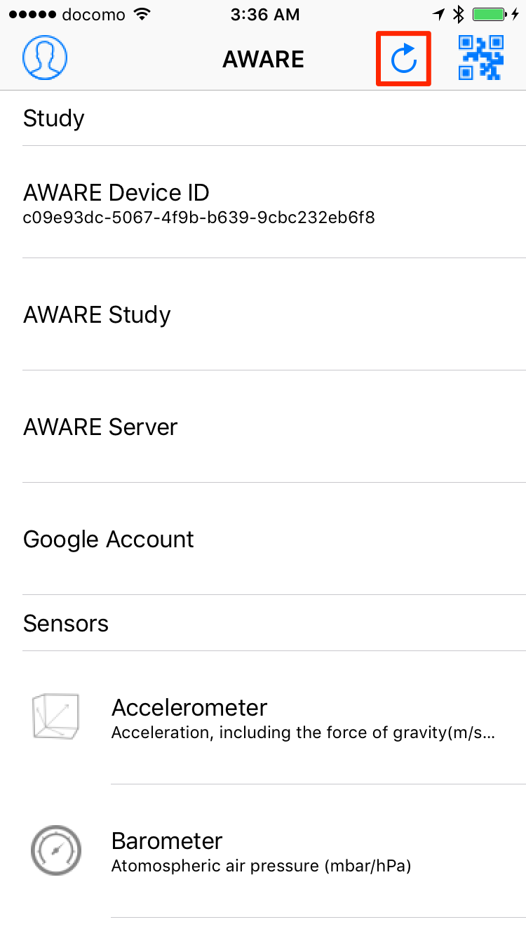 Introduction of AWARE iOS Client – AWARE